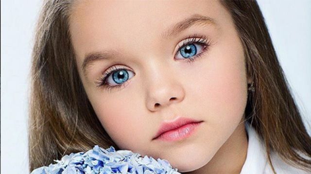 Una rusa de 6 años fue elegida como “la niña más linda del mundo”