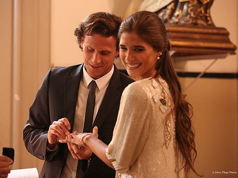 Fotos inéditas de la boda de Diego Forlán y Paz Cardoso
