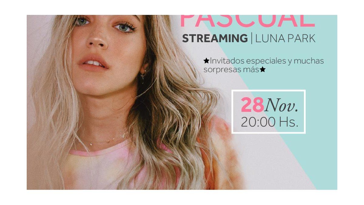 Pili Pascual se presenta desde el Luna Park vía streaming