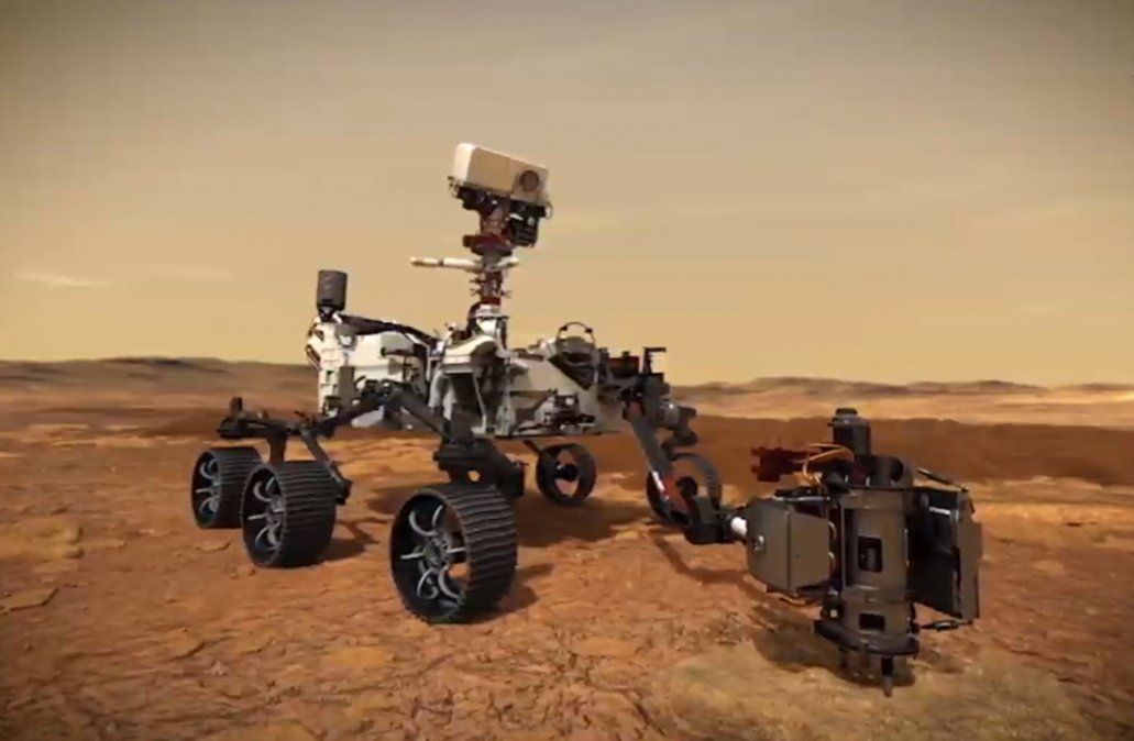 El robot Perseverance de la NASA aterrizó en Marte y envió las primeras ...