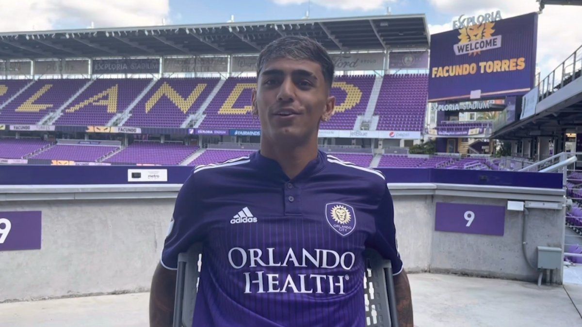 Facundo Torres llegó a Estados Unidos y fue presentado en Orlando City