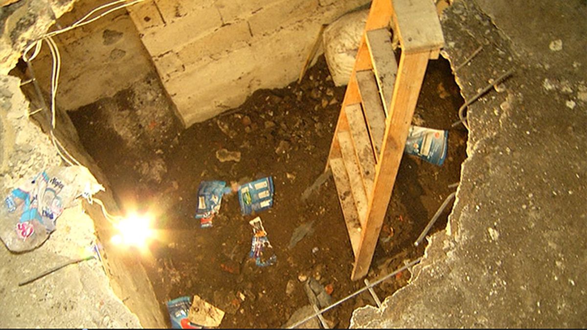 Milvana Salomone pasó 30 días en este pozo de bloques del que manaba agua