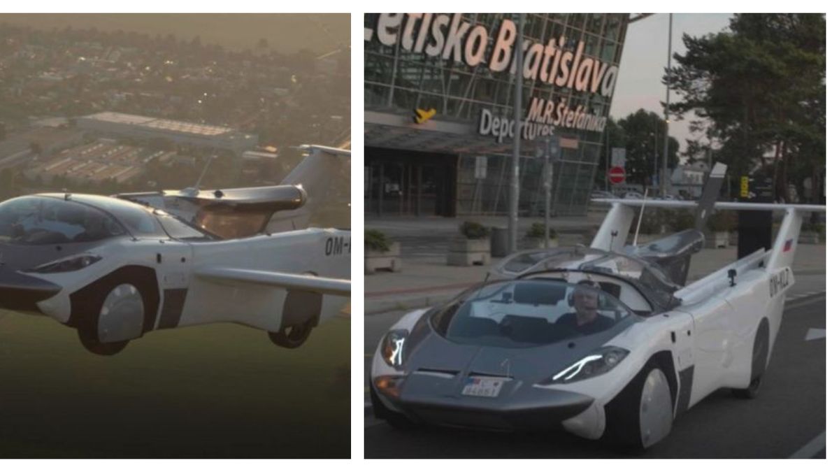 Primer auto volador completó un vuelo de 35 minutos entre Nitra y ...