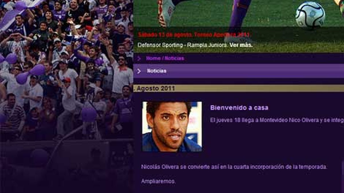 Defensor y una sorpresa más: Nico Olivera vuelve a ser violeta