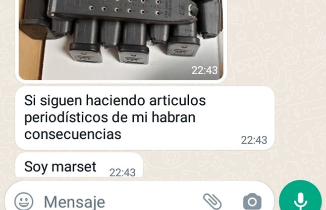 El mensaje amenazante que firma Marset y que llega a los medios, entre ellos Subrayado