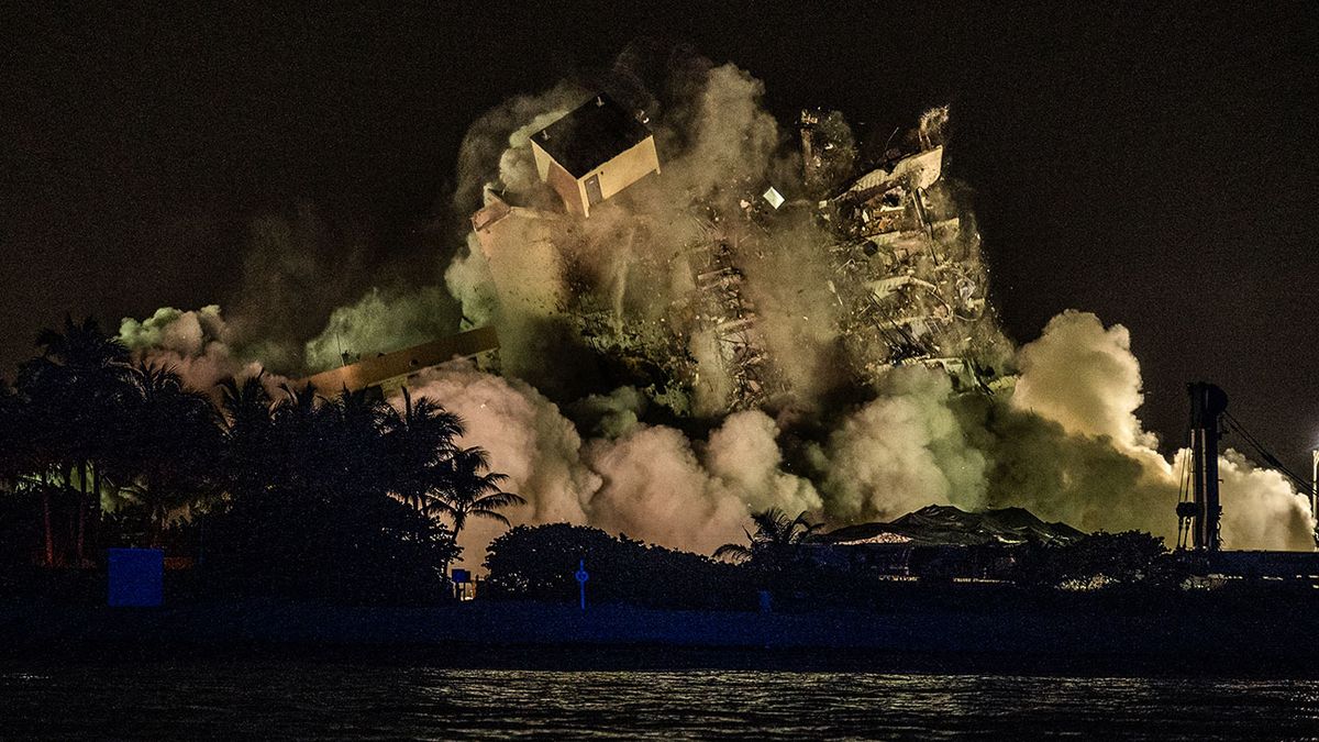 El edificio que colapsó en Miami fue demolido antes de la llegada de la ...
