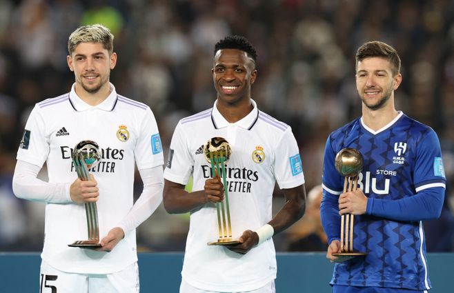 Valverde anotó su gol número 10, abrazó a Ancelotti y fue jugador de plata de la final