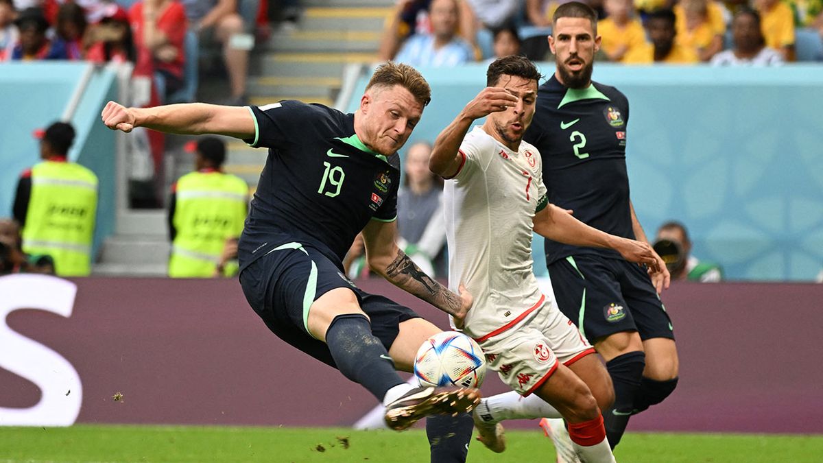 Australia venció a Túnez y tomó oxígeno en el Mundial de Qatar