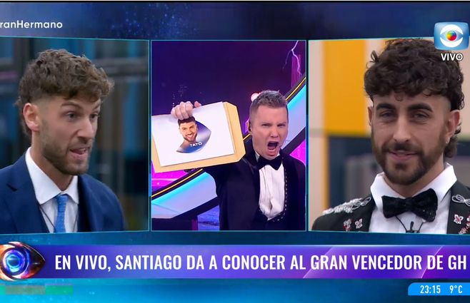 Doblete uruguayo en Gran Hermano Argentina: ganó Tato con más del 60% de los votos en la gran final