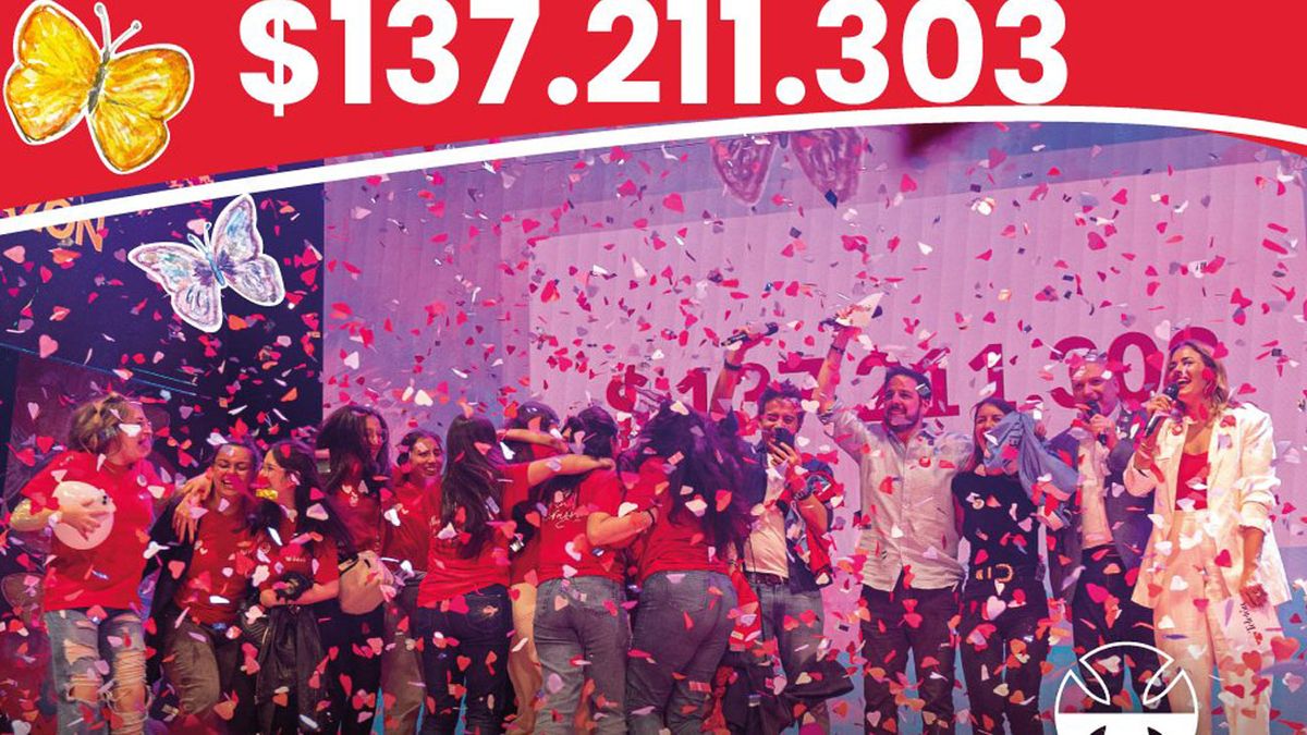 Fundación Teletón alcanzó su objetivo: recaudó más de 137 millones de pesos