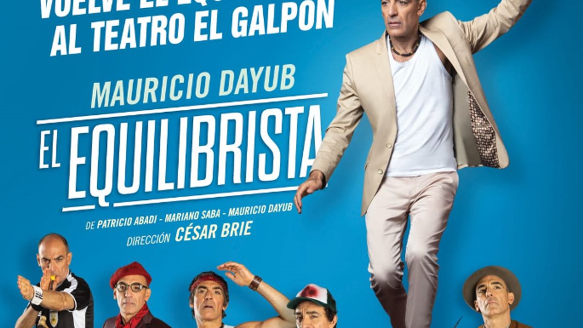 Vuelve El Equilibrista, el unipersonal de Mauricio Dayub al teatro El Galpón