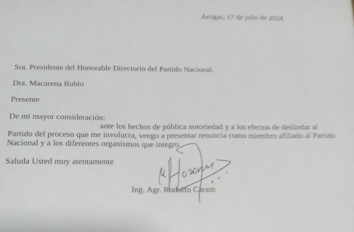 Pablo Caram pidió al PN que comité de ética analice su caso; Valentina ...