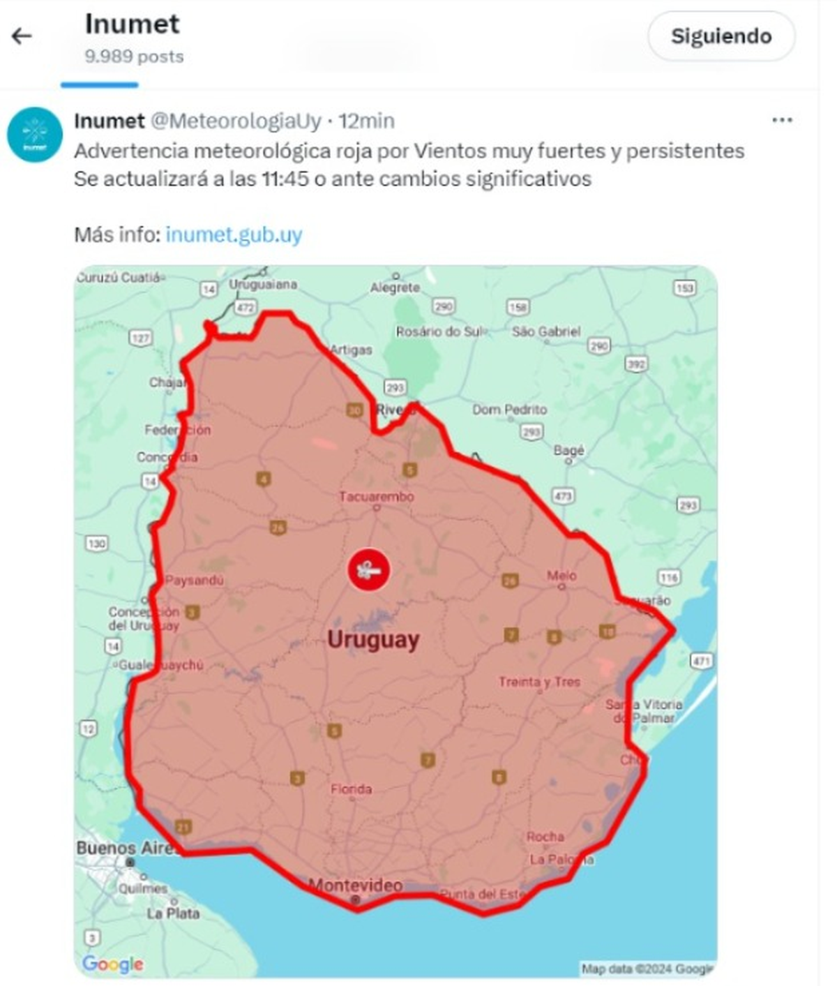 Inumet confirma hackeo a su sistema y aclara que no hay alerta roja: mirá el comunicado